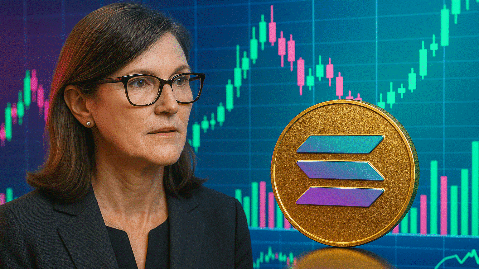 Кэти Вуд накапливает SOL на фоне препятствий для ETF — именно тогда ...